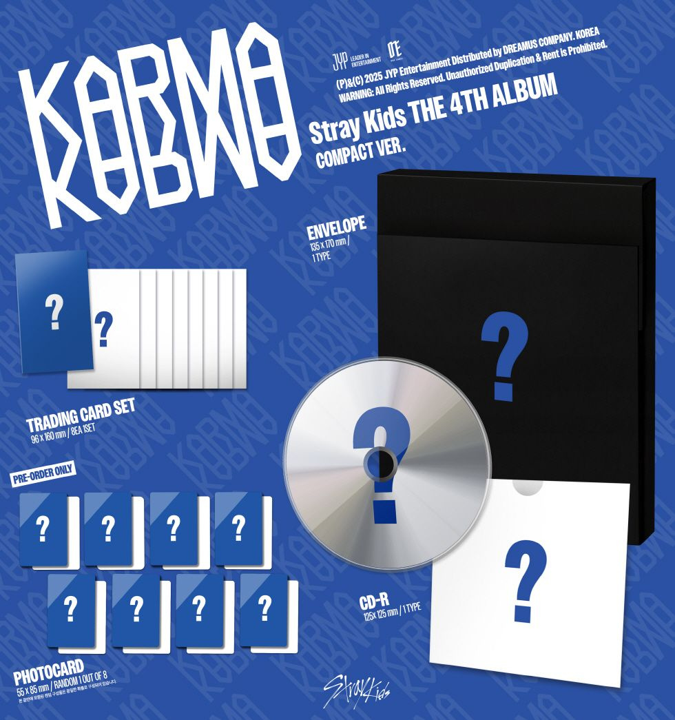(ПРЕДЗАКАЗ) Альбом STRAY KIDS - KARMA 4th Album COMPACT Version купить ...