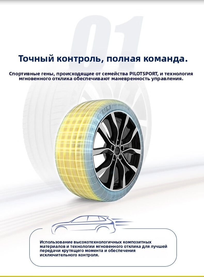 MICHELIN PILOT SPORT 4 SUV FRV Шины летние 295/40 R21 111Y (3116842393)