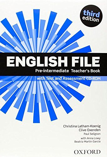 ENGLISH FILE PRE-INTERMEDIATE 3rd EDITION Teacher's Book with Test and ...