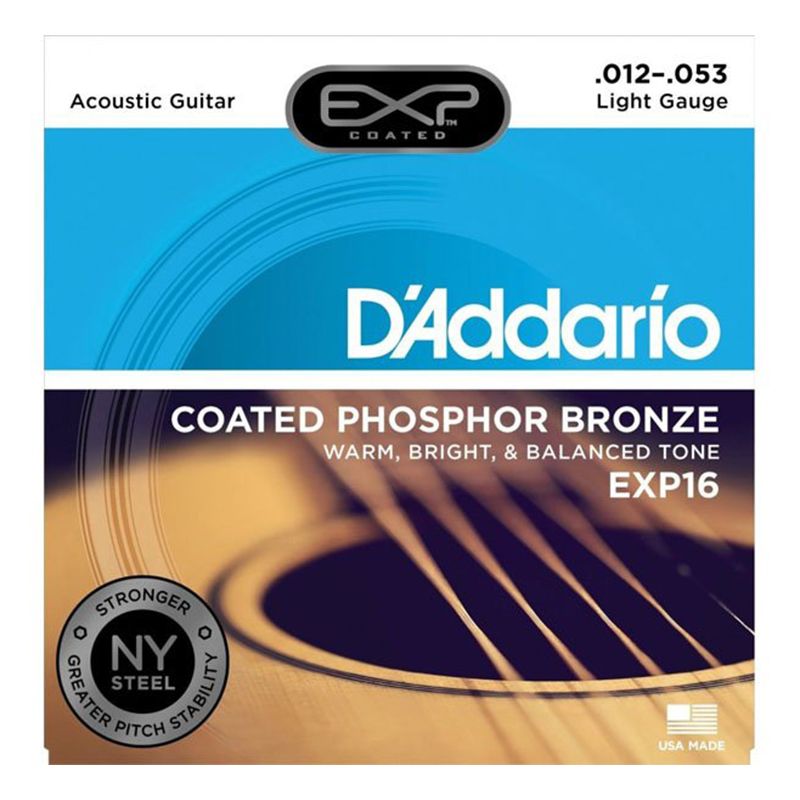 D'Addario EXP16 - PHOSPHOR BRONZE NY Steel Струны акустической гитары ...
