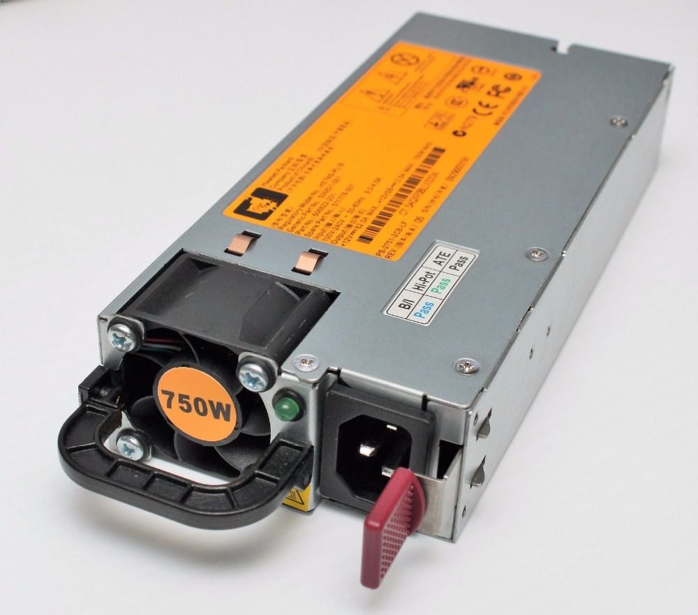 Блок питания HP 750W 511778-001 Hot Plug Redundant Power Supply Option ...