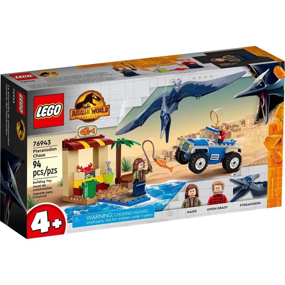 LEGO Наблюдение за птеранодоном в мире Юрского периода 76943 купить на ...