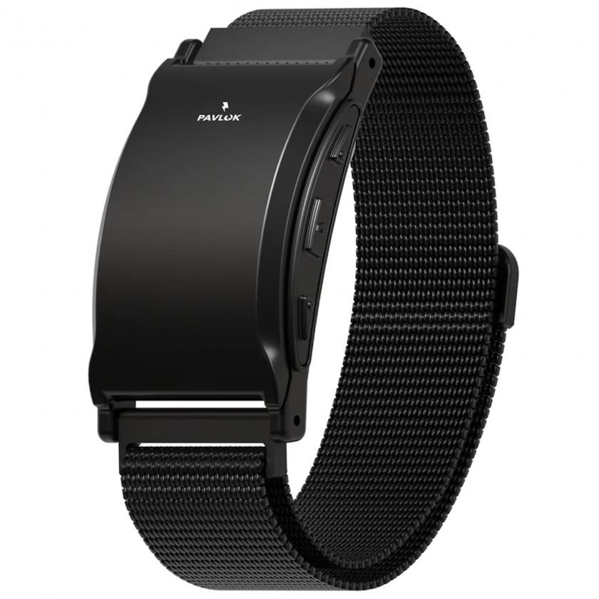 Умный браслет с будильником Pavlok 3 Pro Deluxe S, черный (размер S ...