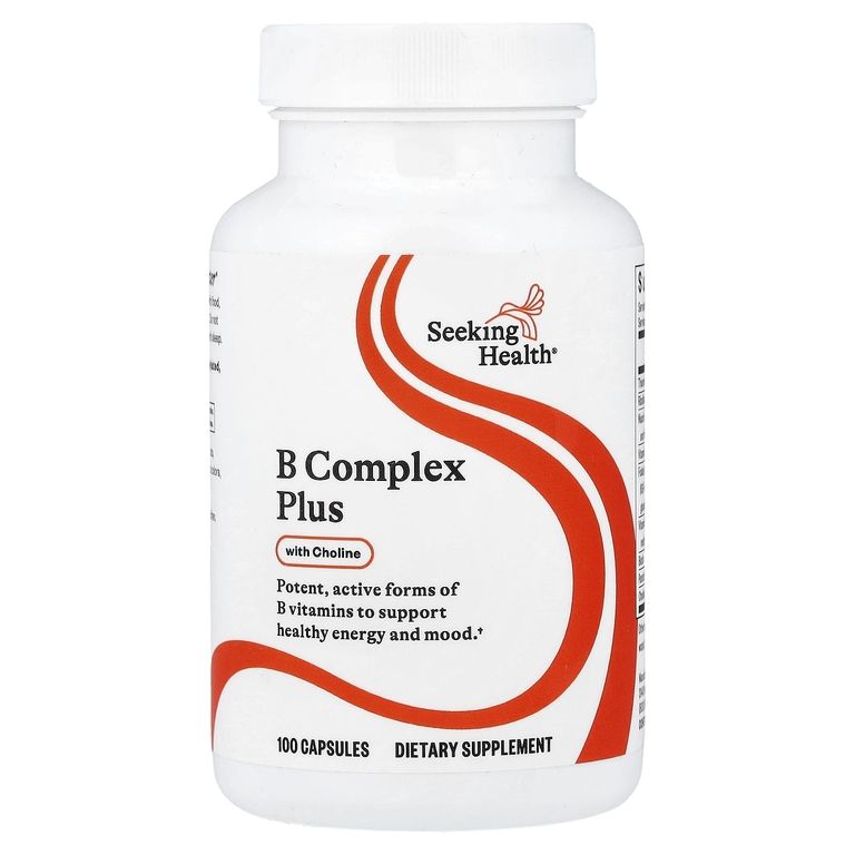 Seeking Health, B Complex Plus, Комплекс витаминов группы B, 100 капсул ...