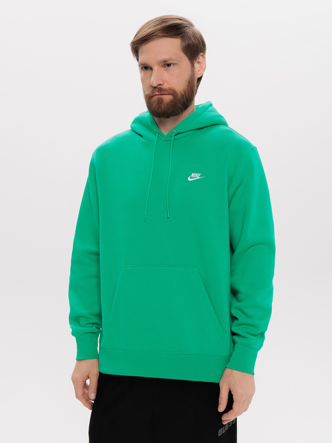 Худи Мужской Nike зеленый Хлопок, Полиэстер, размер 46, 48 Пакистан ...