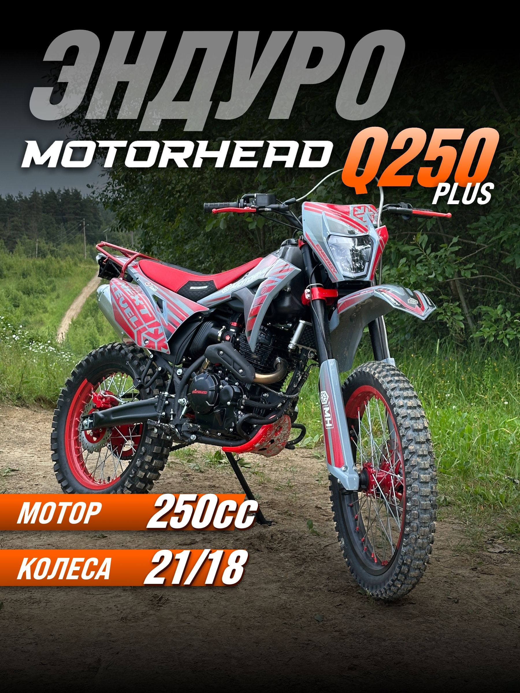 Motorhead Мотоцикл, Эндуро, 250 см³ / 25 л.с. купить на OZON по низкой ...