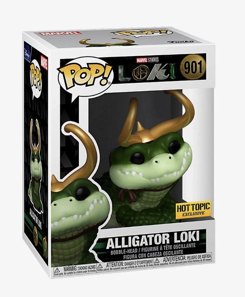 Фигурка Funko Pop! Marvel Loki: Alligator Loki (Стикер Hot Topic (Фанко ...