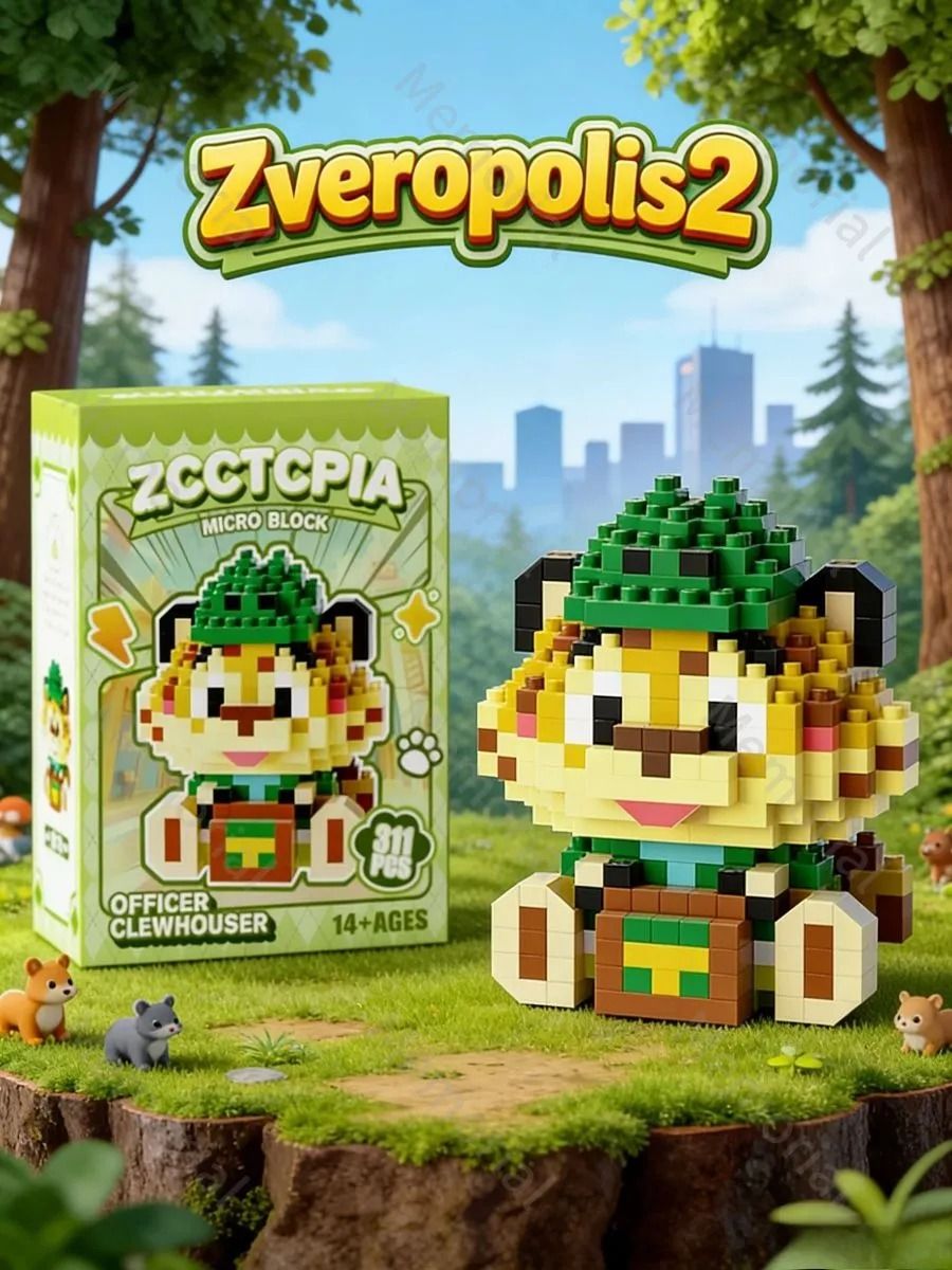 Зверополис 2 - набор фигурок из мини блоков - Zootopia купить на OZON ...