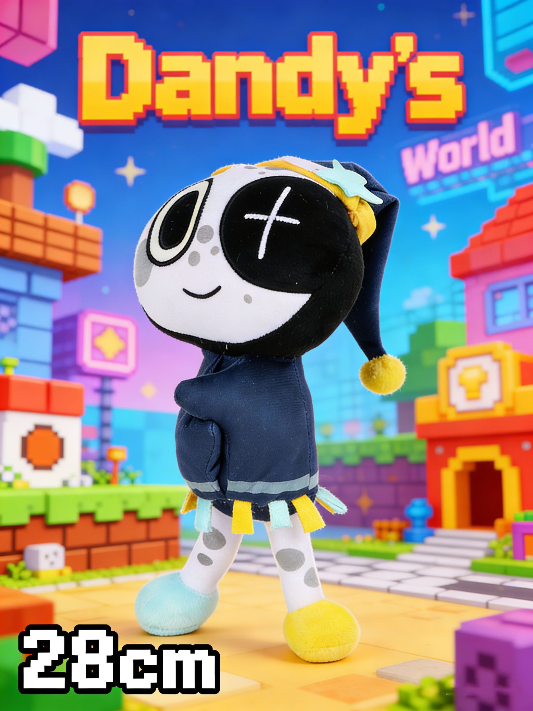 Мир Денди Мягкая Игрушка 28CM/Roblox/dandys world plush купить на OZON ...