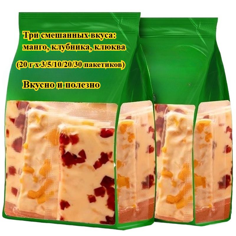 Сметанная корочка с фруктовыми вкусами в трех вариантах (3/5/10/20/30 ...