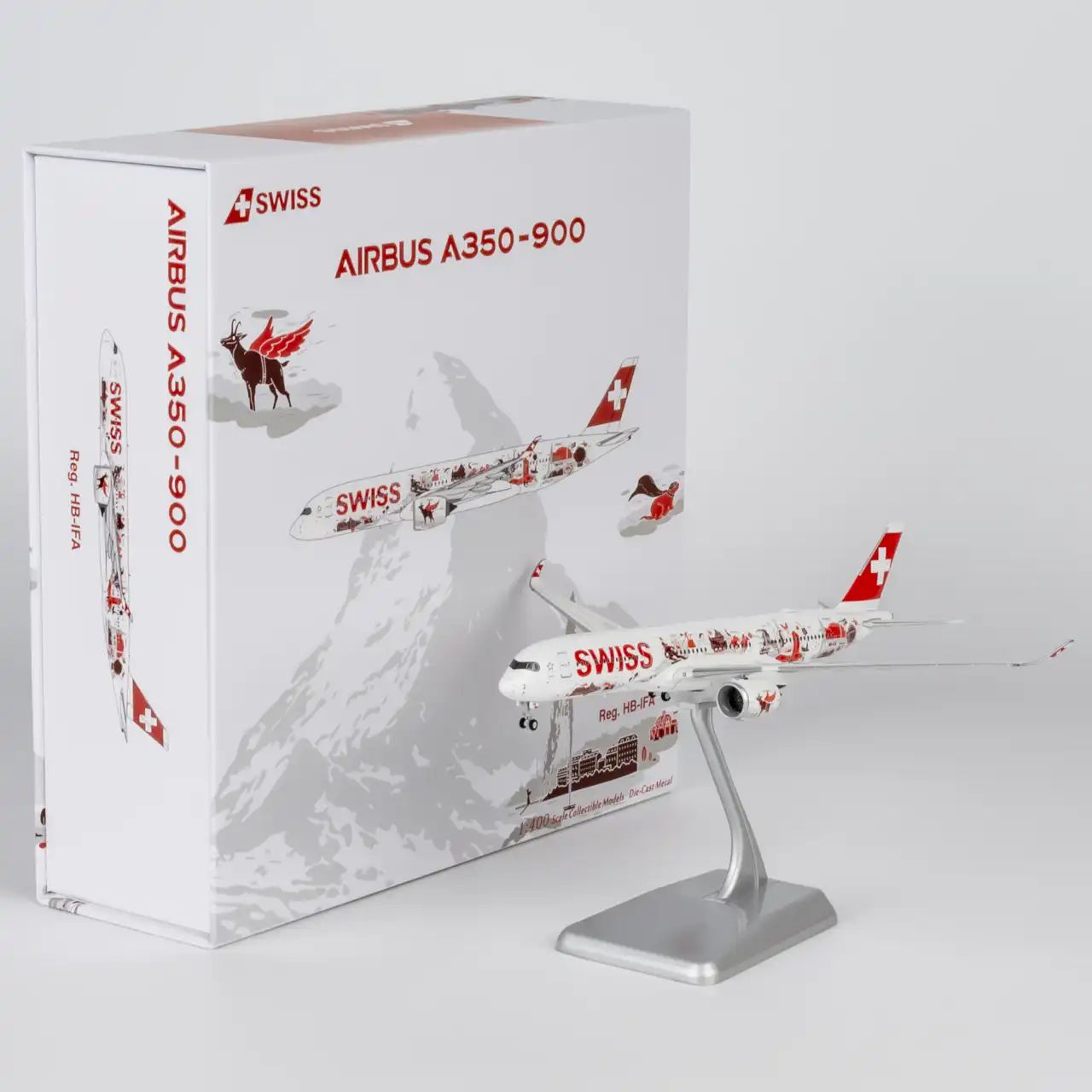 Swiss A350-900 Модель Самолета Металлическая HB-IFA 1:400 NG Models ...