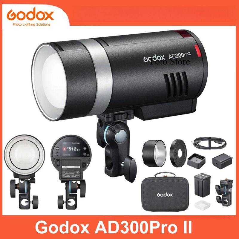 Bспышка Godox AD300 Pro II standard Outdoor Flash,300Ws ,HSS TTL 1 ...