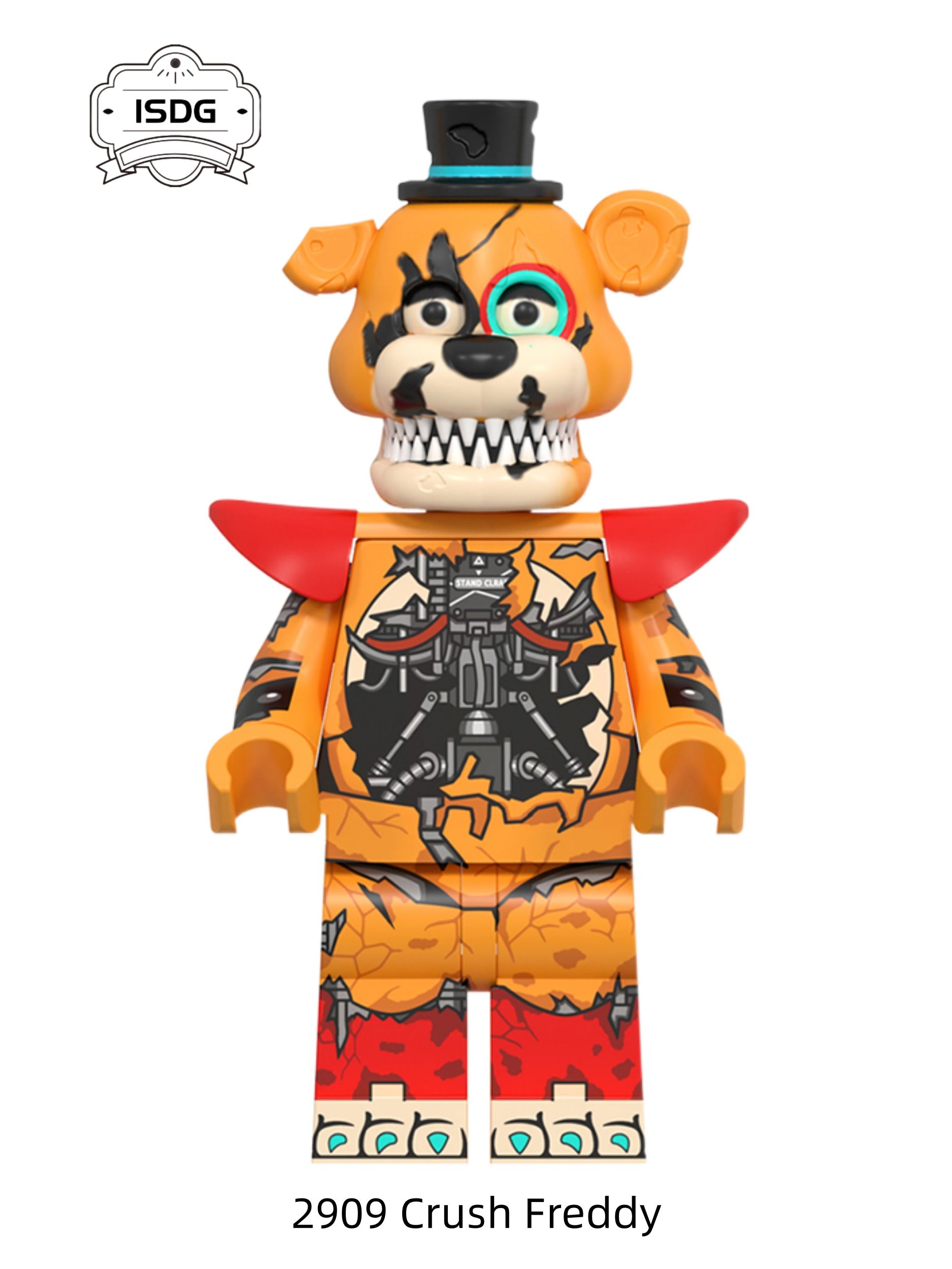 Минифигурок LEGOe Аниматроники ФНАФ / Пять ночей у Фредди FNAF (4,5 см ...