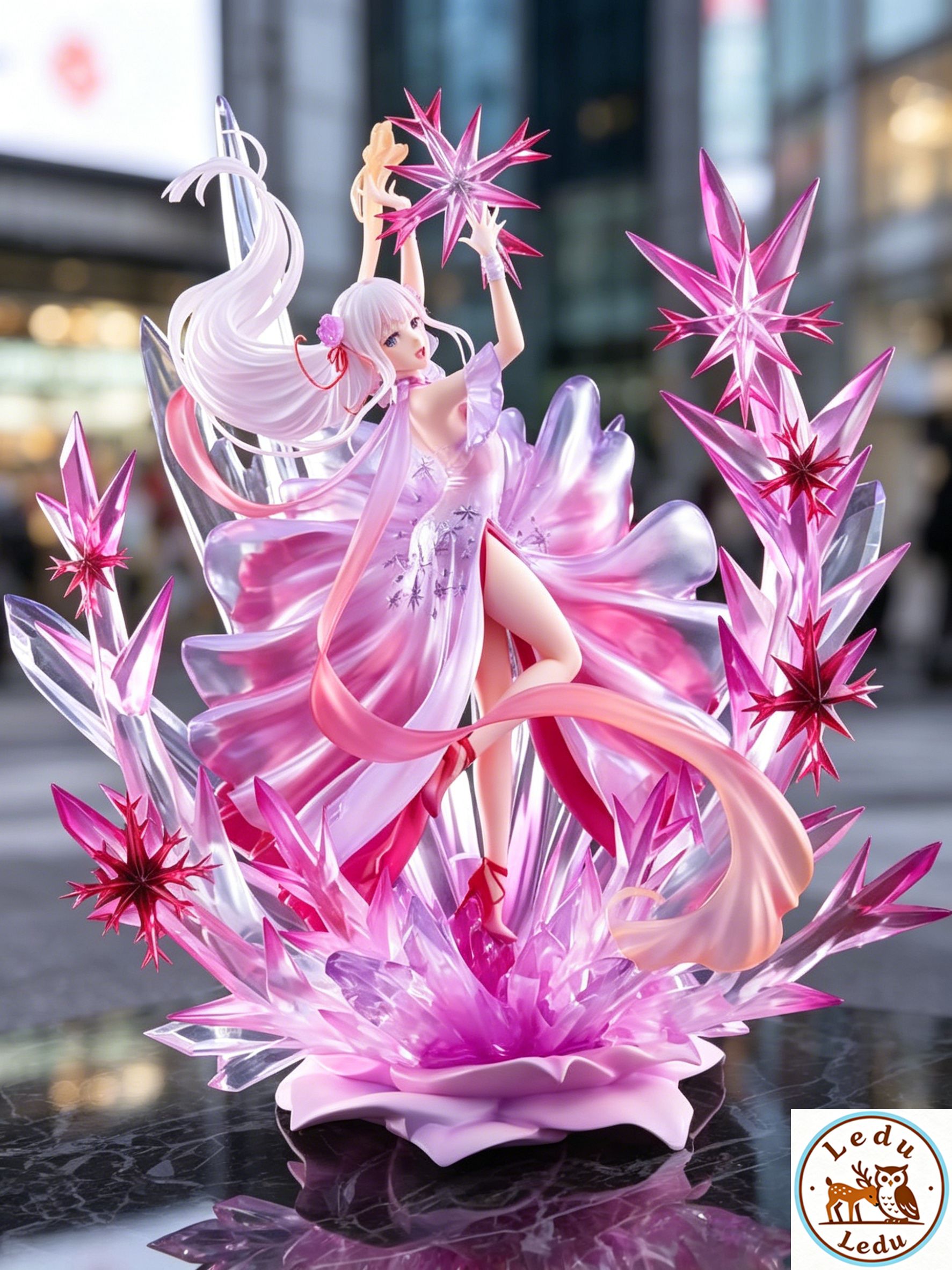 Фигурка Эмилия 35 см в хрустальном платье из серии Crystal Dress (SSF ...