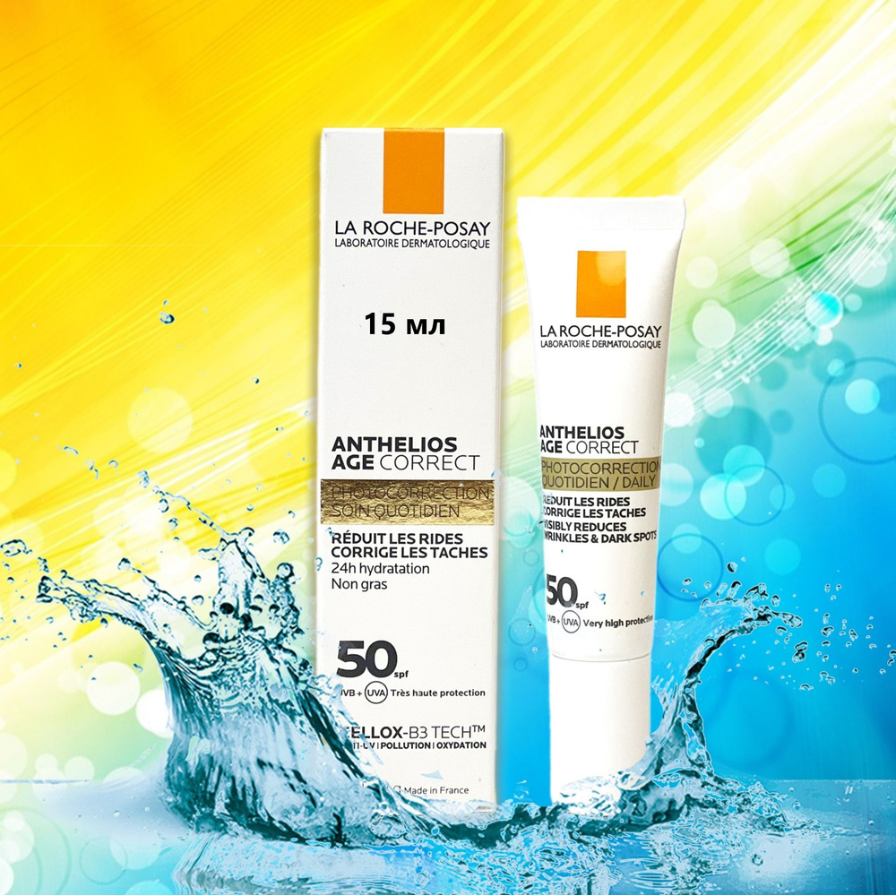 La Roche-Posay Anthelios солнцезащитный крем для лица антивозрастной 15 ...