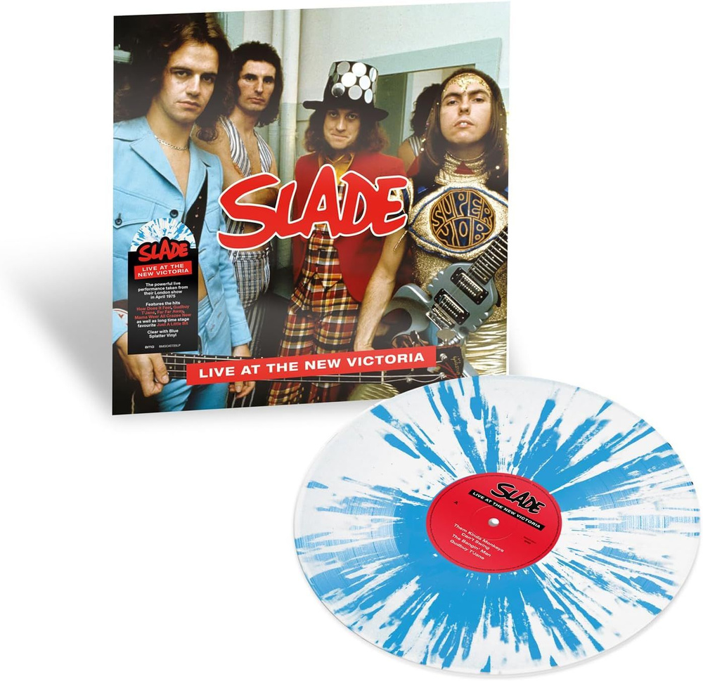Двойной винил 2024 Slade, Live at The New Victoria, 2LP, Limited, Clear ...