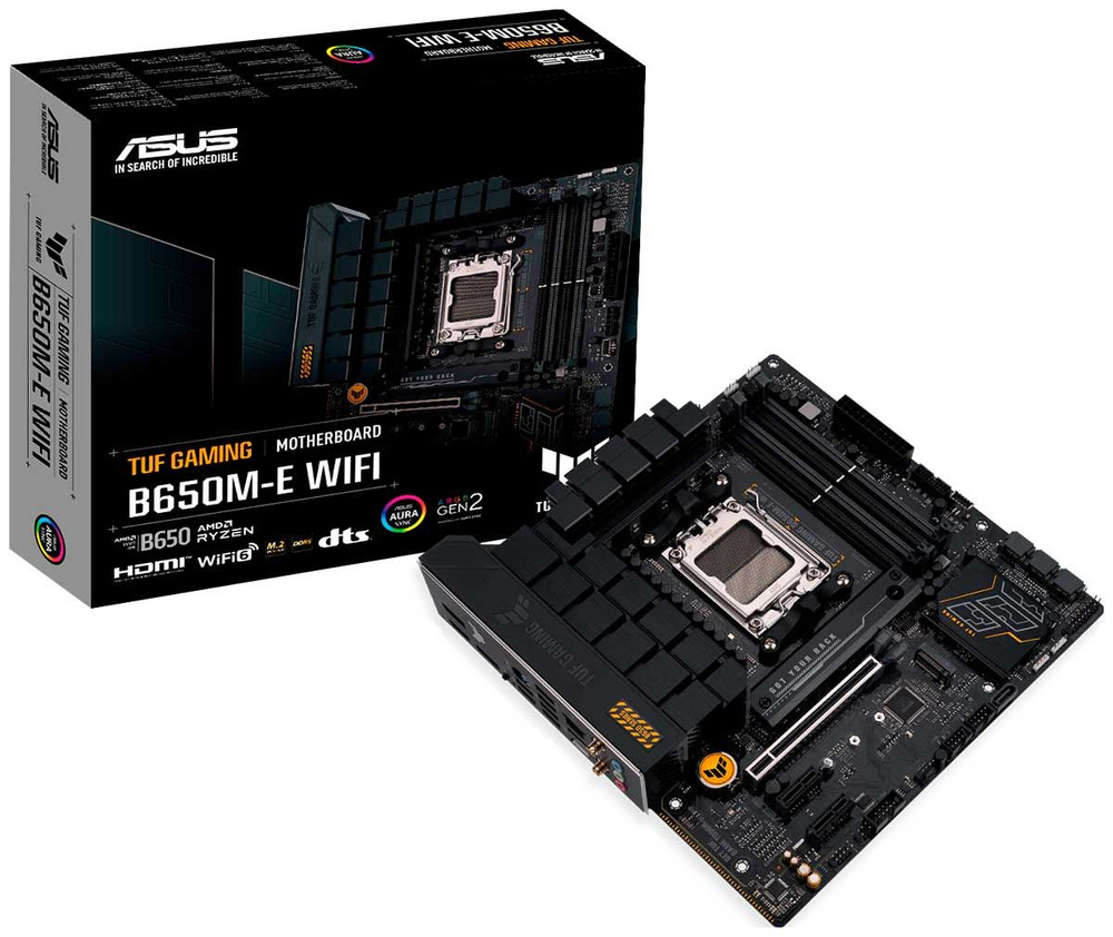 Материнская плата ASUS TUF GAMING B650M-E WIFI (AM5, mATX) купить по ...