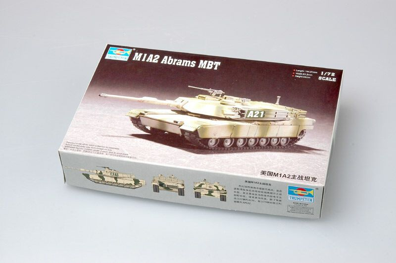 Trumpeter 1/72 07279 M1A2 ОБТ Абрамс Танки - купить с доставкой по ...