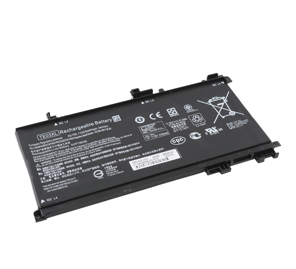 Аккумулятор Genuine (TE03XL) 11.55V 61.6Wh 5350mAh для HP 15-ax, 15-bc ...