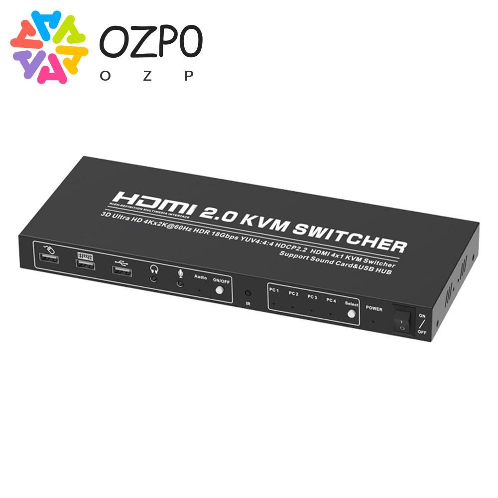 U A Z T 4 порта 4k 60hz Usb Kvm переключатель Коробка Беспроводная