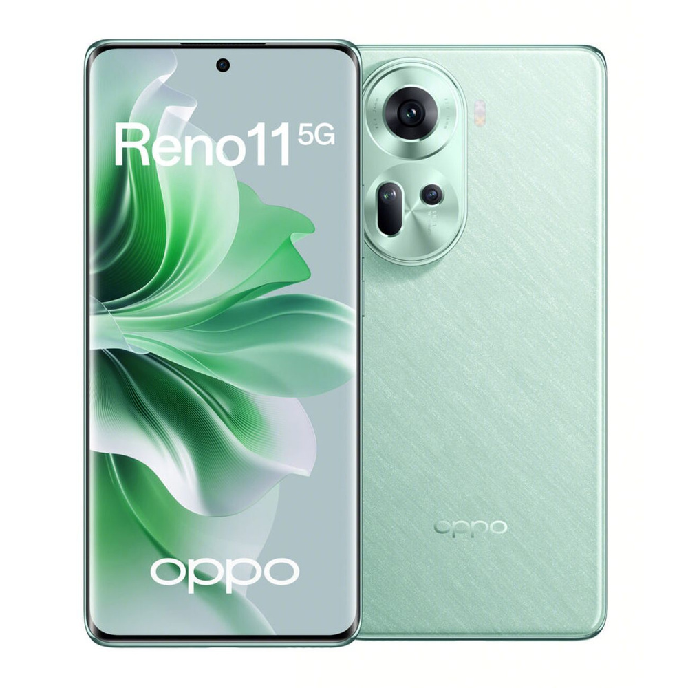 Смартфон OPPO Reno11 256 ГБ 12 ГБ Зеленый OLED/AMOLED 2 SIM купить c ...