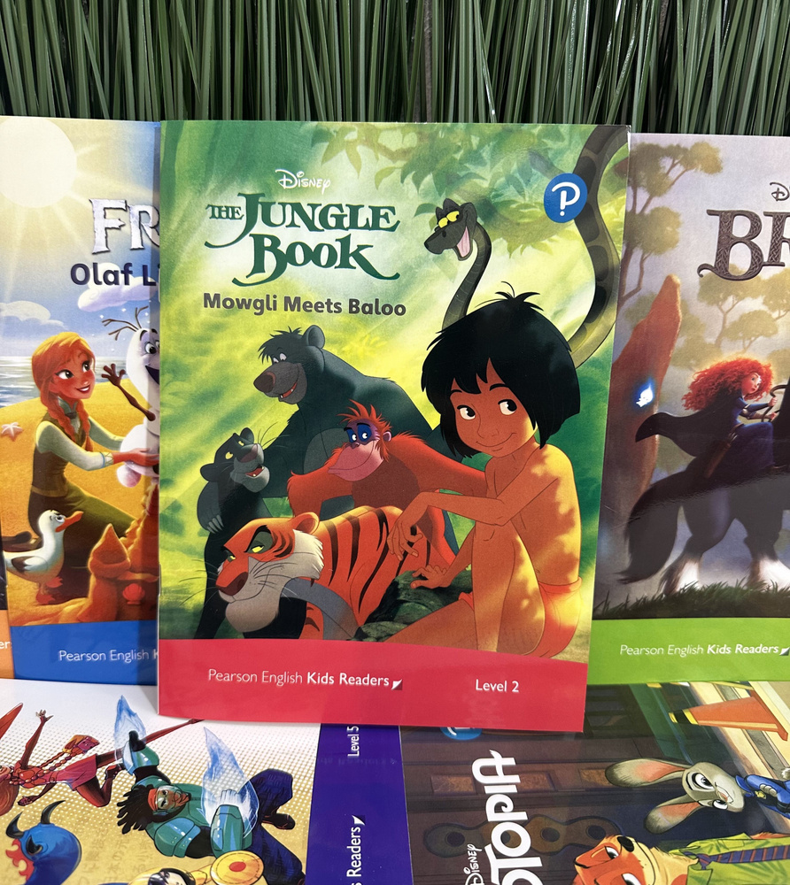 THE JUNGLE BOOK 5шт в упаковке Pearson English Kids Readers Level 2 A1 ...