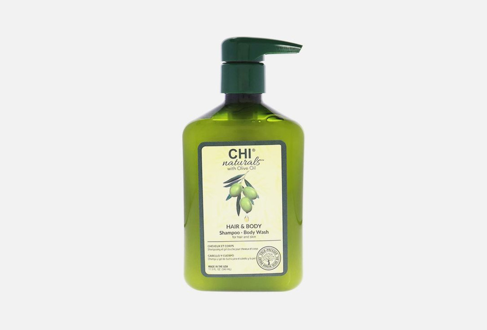 Шампунь для волос и тела CHI OLIVE NATURALS for hair and body Shampoo ...