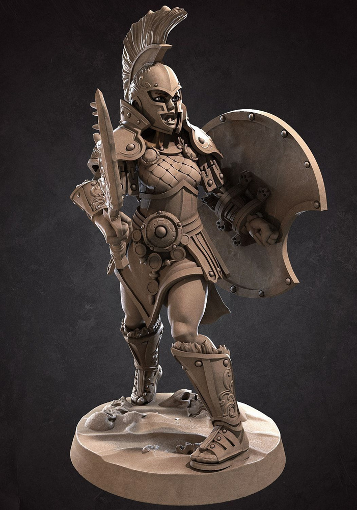 Миниатюра Warhammer/DnD Gladiator Leader - купить с доставкой по ...