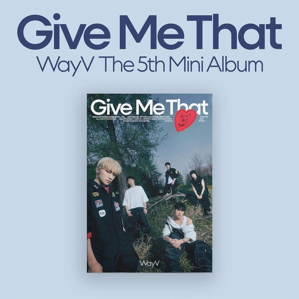 Альбом WayV - Give Me That (Photobook Ver.) 5-й мини-альбом купить на ...