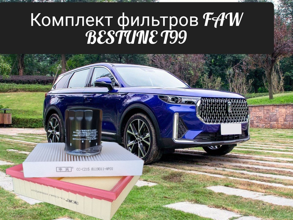 Фильтр воздушный + салонный + масляный FAW BESTUNE T99 - купить с доставкой по выгодным ценам в ...