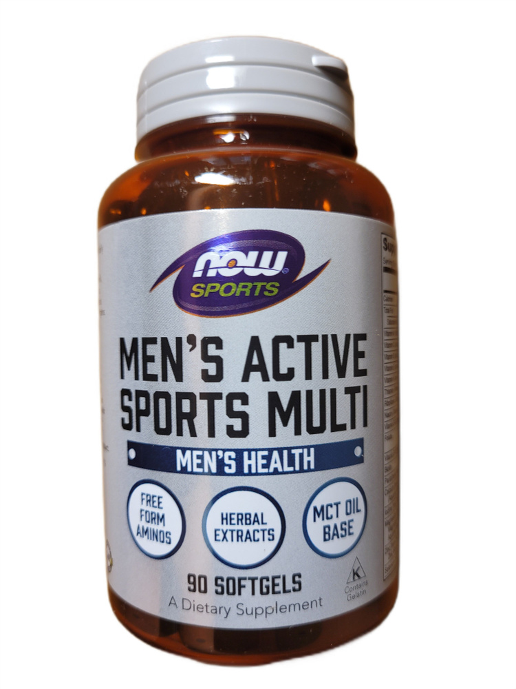 Комплекс витаминов для мужчин, 90 капсул, Now Men's Active Sports Multi - купить с доставкой по ...