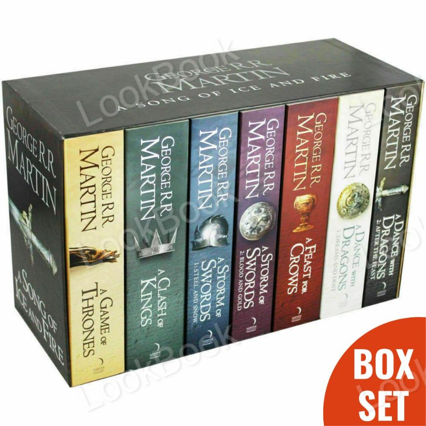Game of Thrones book set / A Song of Ice and Fire box 7 George R.R. Martin / Игра Престолов ...
