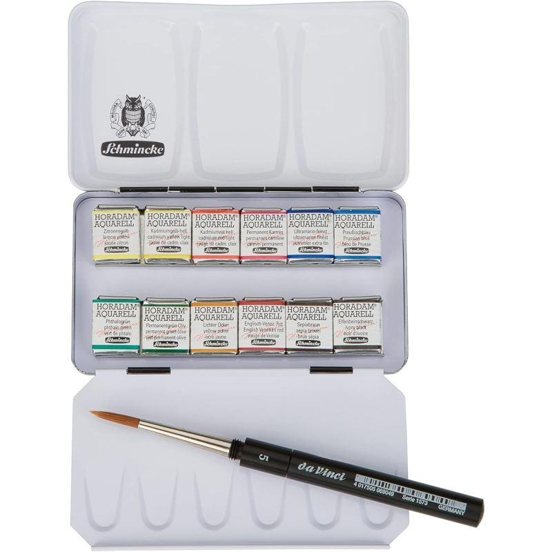 Schmincke Краски акварельные 12 шт./ 200 г. купить на OZON по низкой цене (2046025461)
