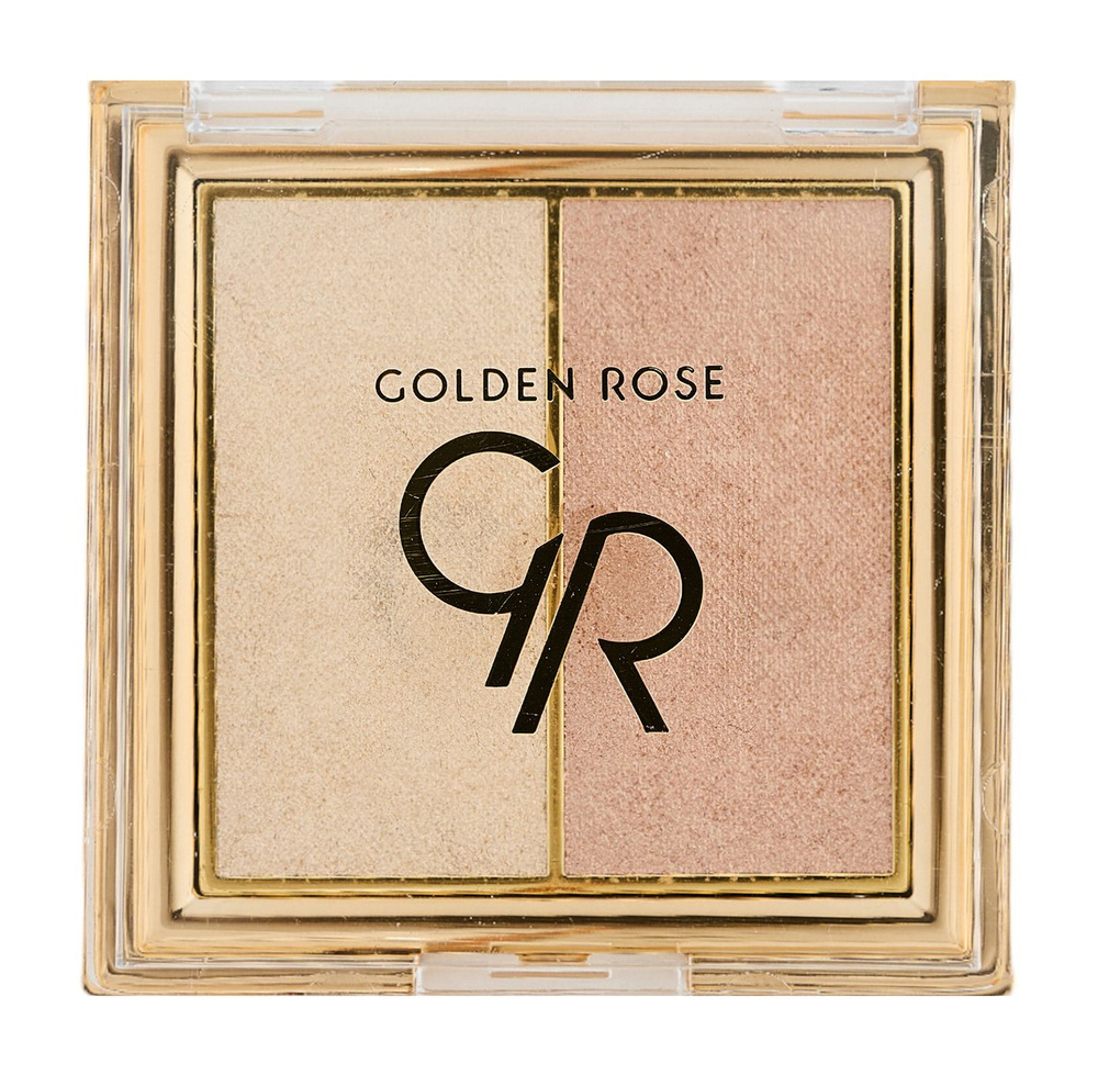GOLDEN ROSE Хайлайтер для лица So Glow! Highlighter Duo, 6,4 г, 101 ...