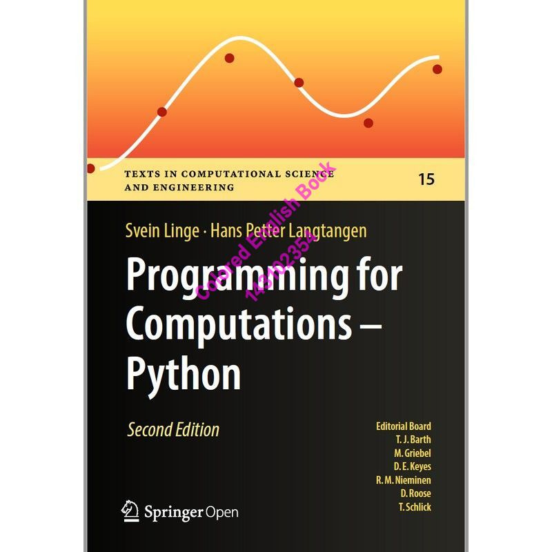 Programming For Computations Python A Gentle Introduction English paper ...