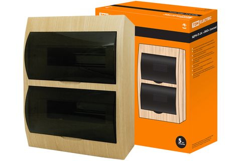 Щит распределительный навесной ЩРН-П-24 модуля IP40 "Эко" (сосна) TDM SQ0901-0018 - купить с ...