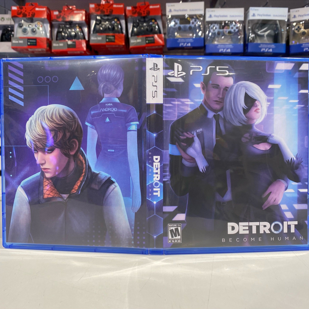 Игра "Detroit: Become Human" PS5 - Кастомная обложка для диска купить ...