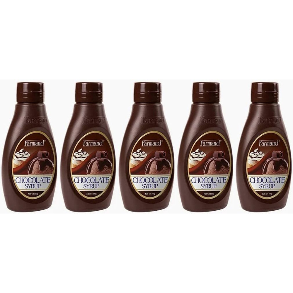 Сироп Farmand Шоколад 500 мл, набор: 5 штук купить на OZON по низкой ...