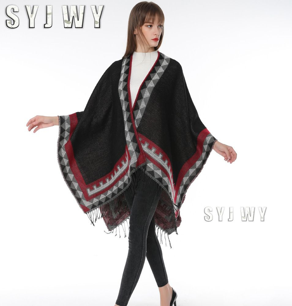 Пончо SYJWY купить на OZON по низкой цене (1736423187)