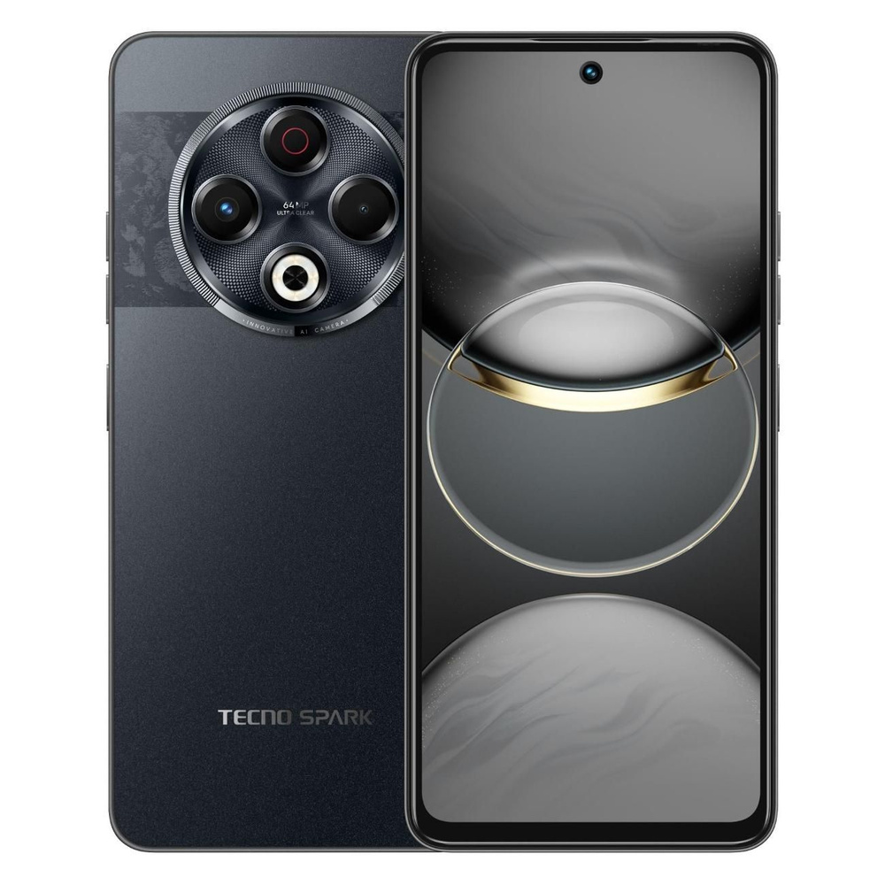 Смартфон Tecno Spark 30 8/128GB Stellar Shadow 128 ГБ 8 ГБ Черный IPS 2 SIM купить c доставкой ...