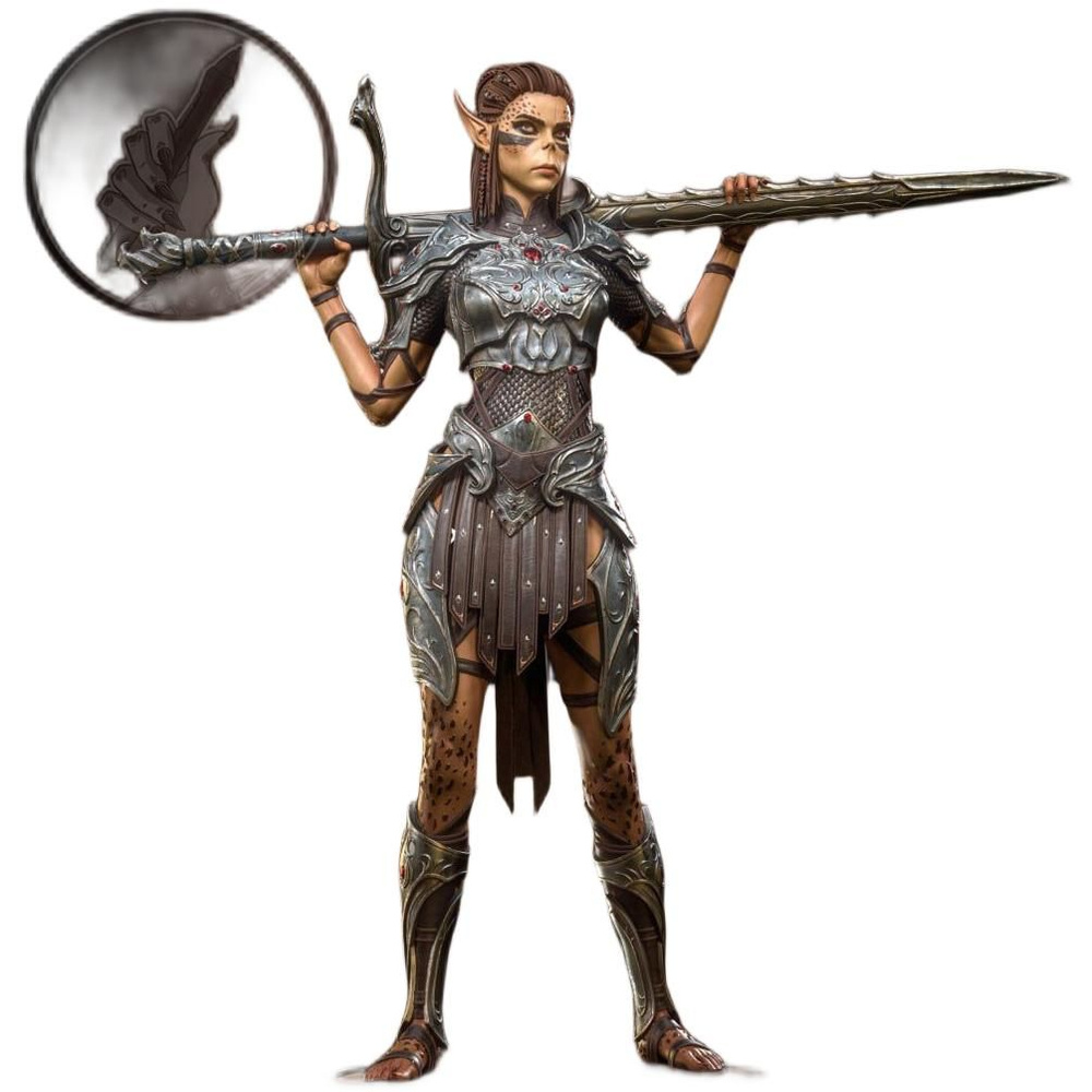 Коллекционная фигурка Гитьянки Лаэ'зель (Lae'zel) Baldurs Gate 3 под ...