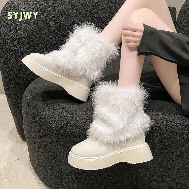 Сапоги Женский SYJWY унты, размер 40 белый Еврозима Кисточки Молния купить c доставкой на OZON ...
