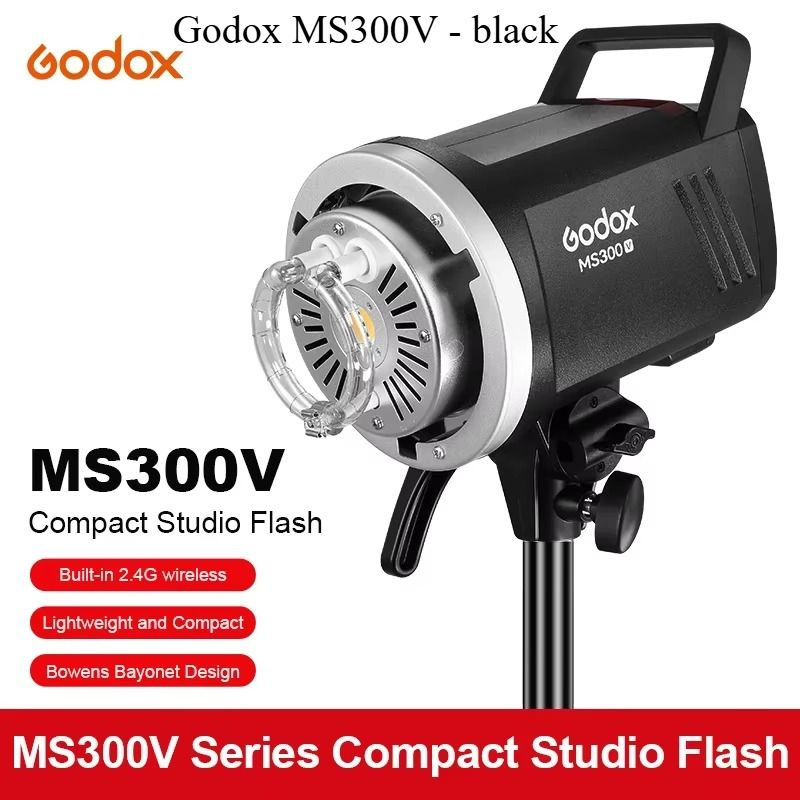 Godox 300 Вт MS300V светодиодная студийная вспышка Встроенный 2,4G ...
