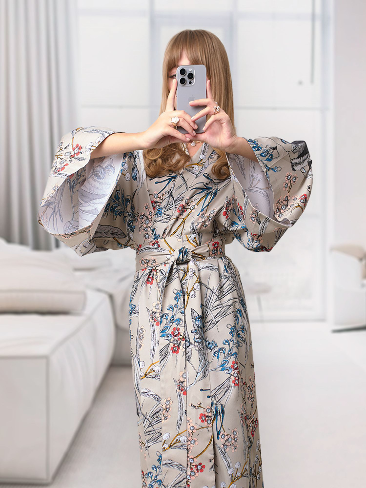 Халат Pur Pur Studio Кимоно купить на OZON по низкой цене (1780713105)