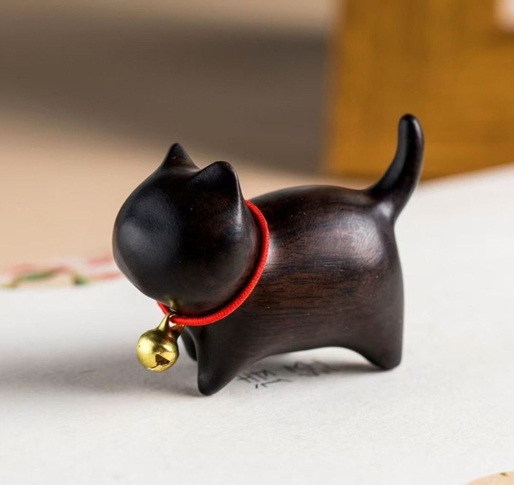 Фигурка кота из сандалового дерева купить на Ozon по низкой цене 1899934414