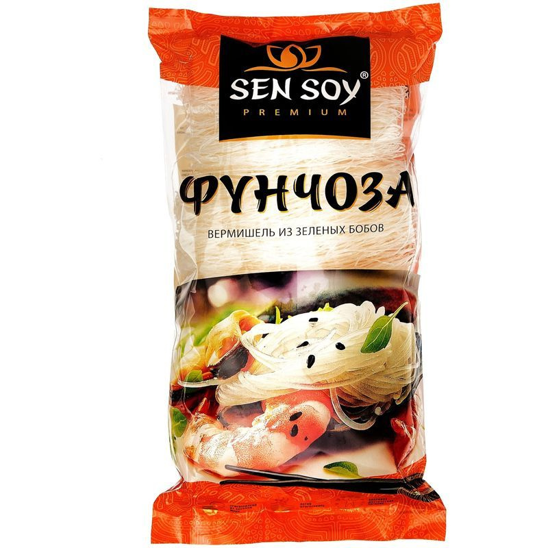 Вермишель Sen Soy Premium фунчоза, 200г купить на OZON по низкой цене (1927439046)