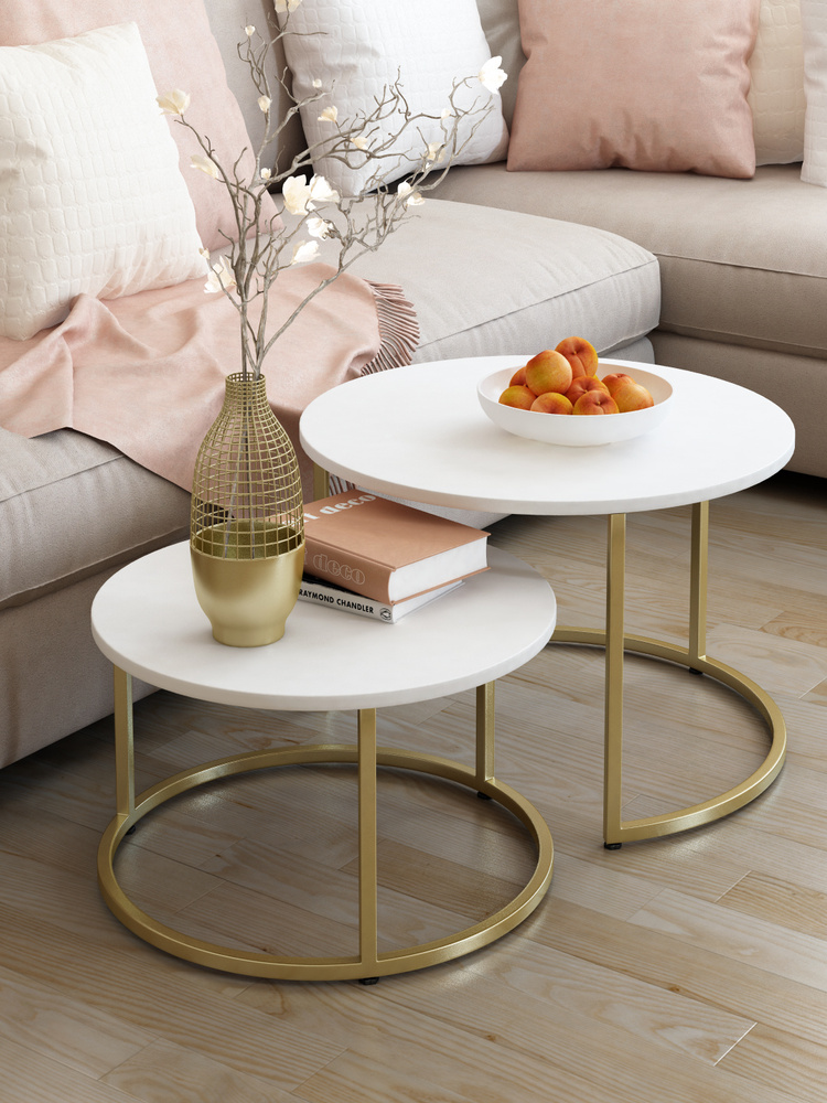 Журнальный стол REGENT style Дуэт разборный REGENT 60 x 60 x 51 см ...