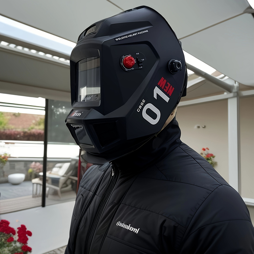 Mexin-W7000 Многофункциональная сварочная маска, автоматически тёмная ...