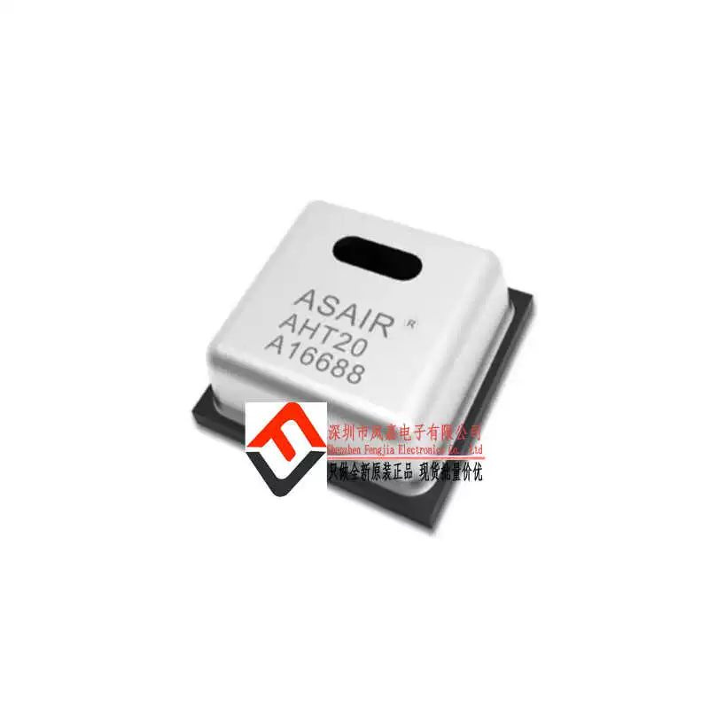 10 шт, AHT20-F SMD-6P, 3x3 мм, надписи: AHT20, датчик температуры и ...
