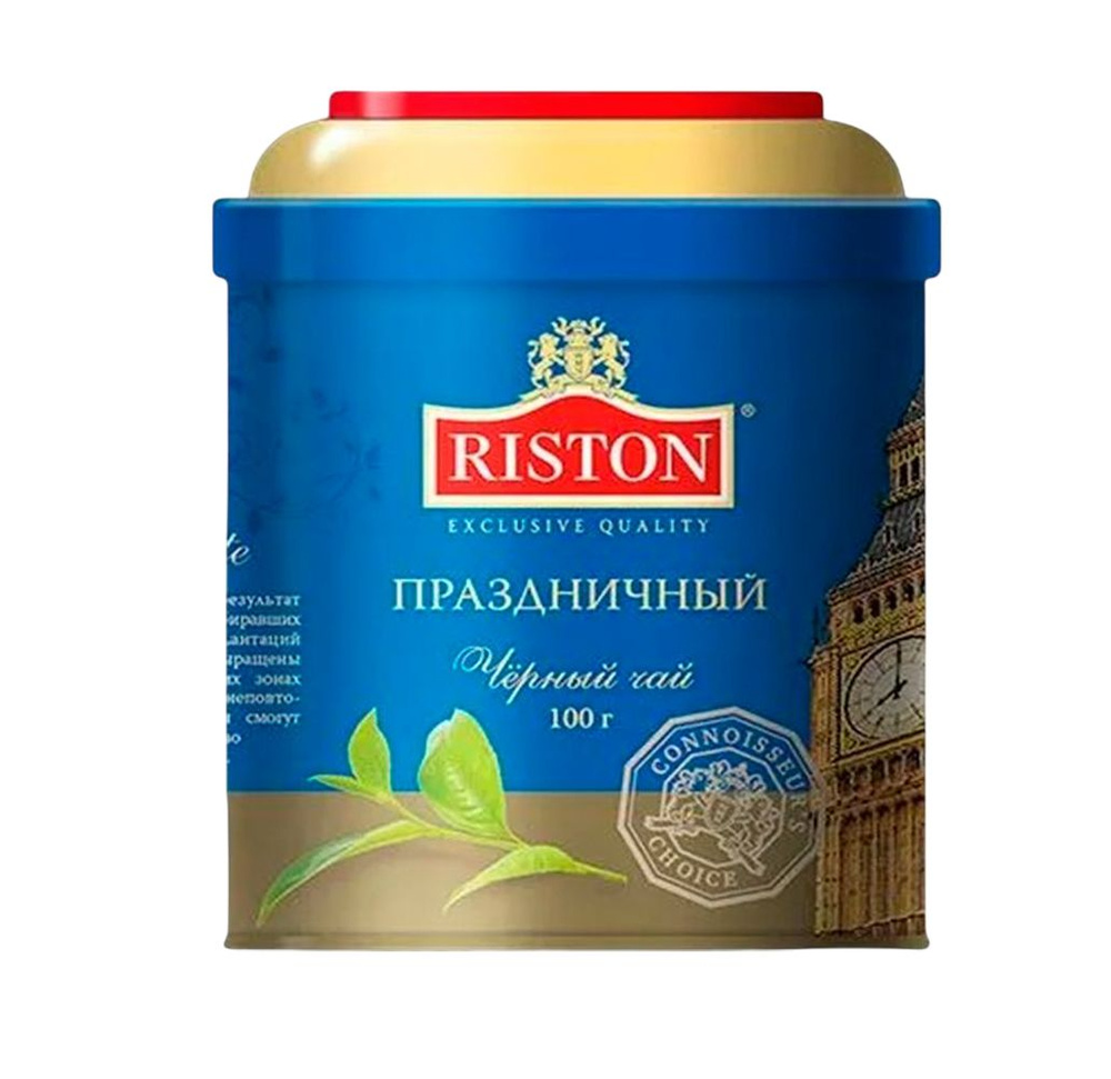 Riston Чай черный Праздничный Celebratory, крупнолистовой, 100 г купить ...